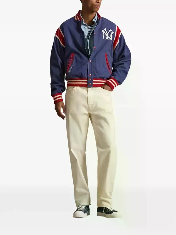 Polo Ralph Lauren Ny Yankees Snap-button Bomber Jacket