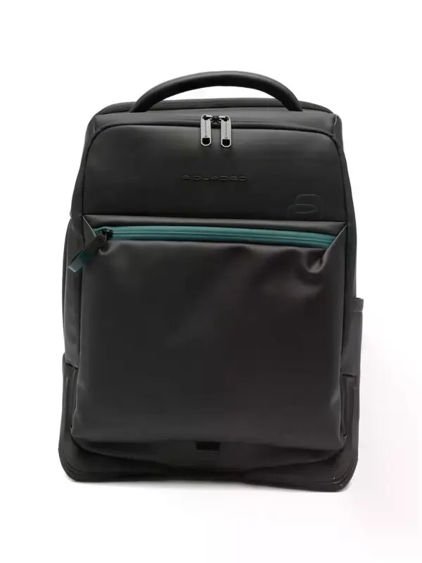 PIQUADRO Zip-up Backpack - Black