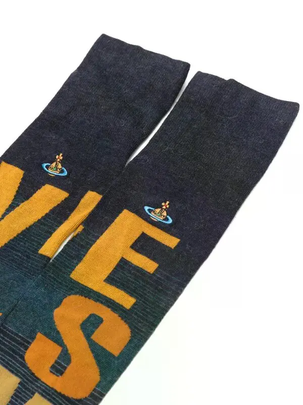 VIVIENNE WESTWOOD Logo-lettering Socks