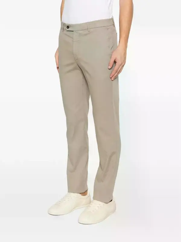 BERWICH Vulcano Slim Cut Trousers - Neutrals