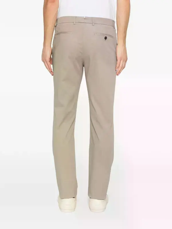 BERWICH Vulcano Slim Cut Trousers - Neutrals