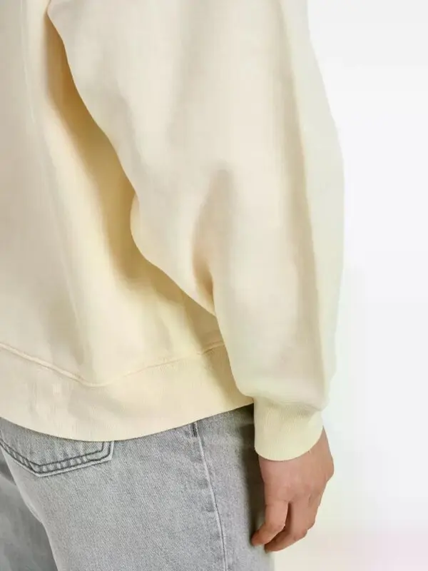 ANINE BING Logo-print Crewneck Sweatshirt - Neutrals