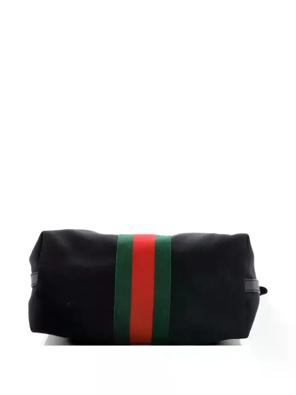 Gucci Web Zip Techno Canvas Medium Tote Bag