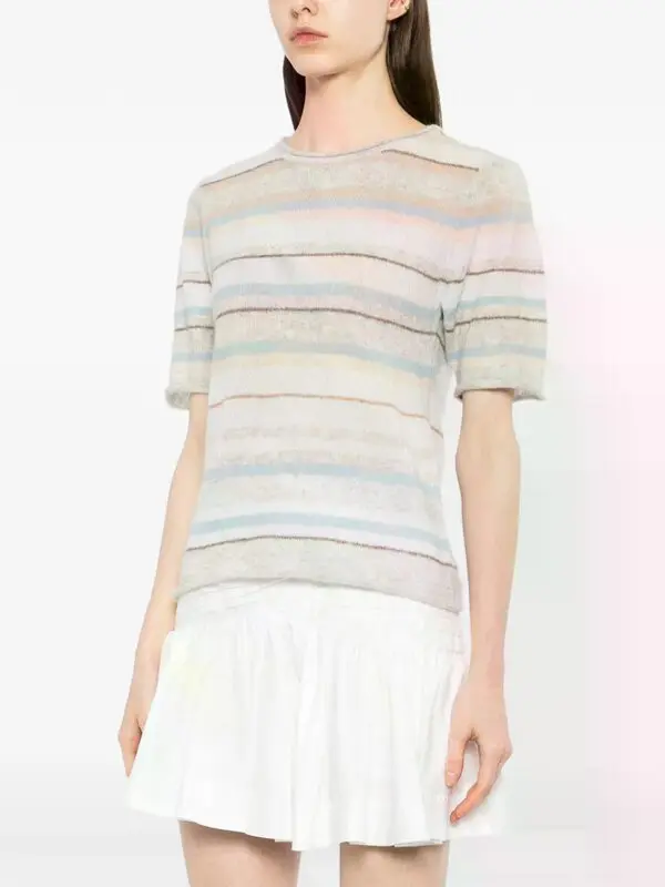 CARE BY ME Melanie Striped T-shirt