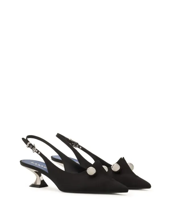 LANVIN Affinity Arch Slingback Pumps