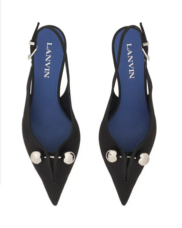 LANVIN Affinity Arch Slingback Pumps