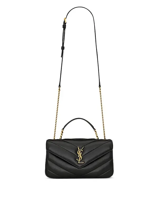 Saint Laurent Loulou Top-handle Bag - Black