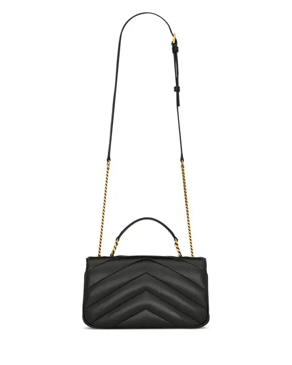 Saint Laurent Loulou Top-handle Bag - Black