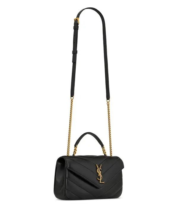 Saint Laurent Loulou Top-handle Bag - Black