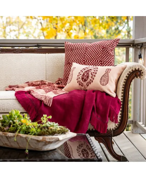 ALAMWAR Tashkent Lumbar Pillow Cover