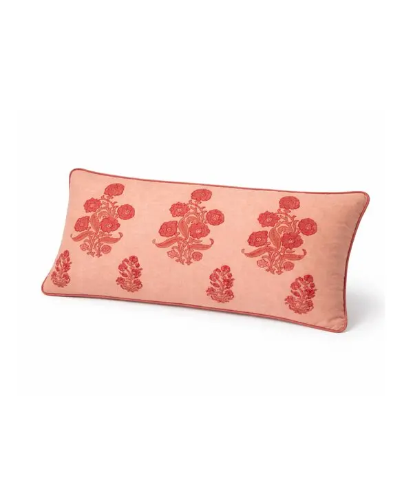 ALAMWAR English Garden Lumbar Pillow Cover