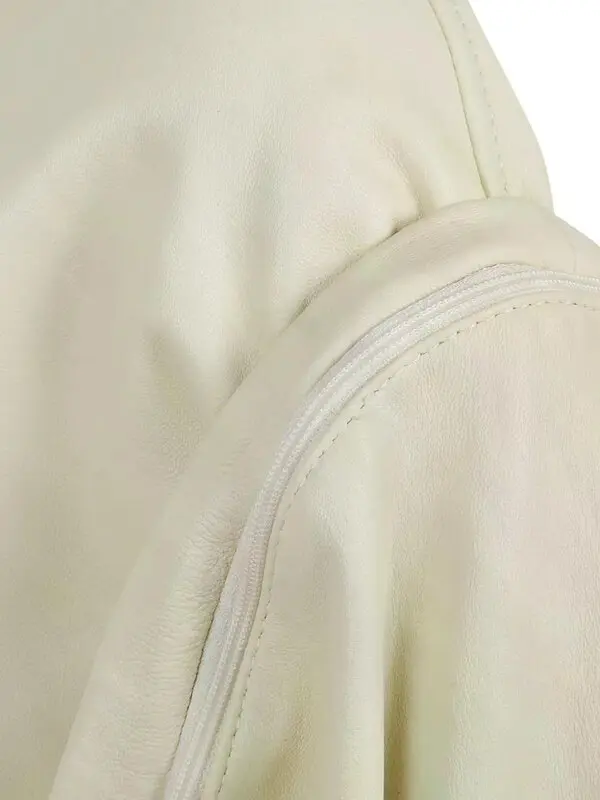 ENES Leather Bomber Jacket