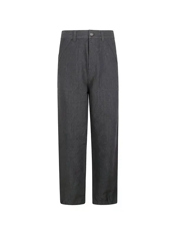 Brunello Cucinelli Slub-texture Patch-pocket Trousers