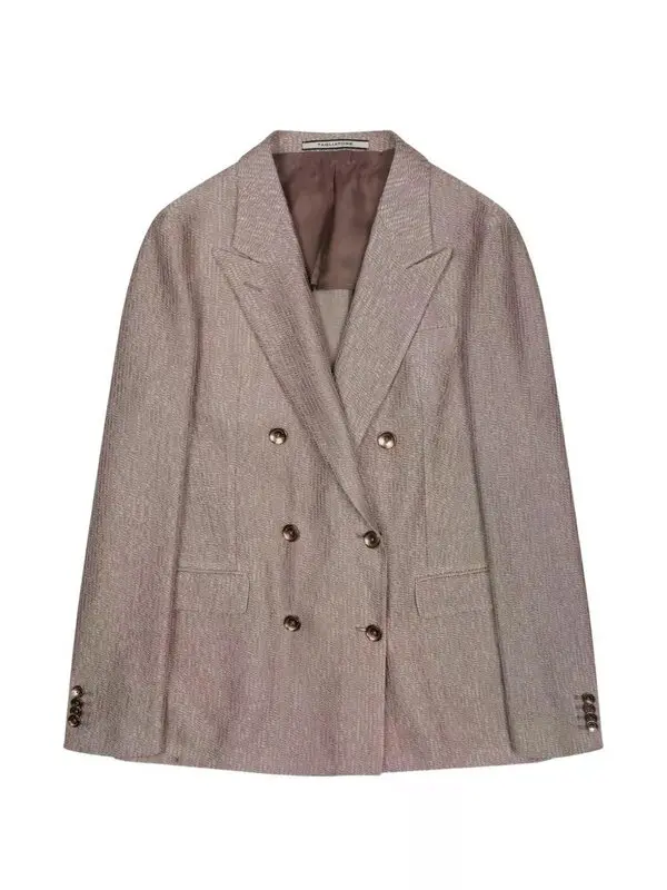 Tagliatore Double-breasted Textured Blazer