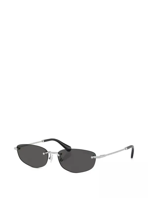 SWAROVSKI Rimless Rectangle Sunglasses