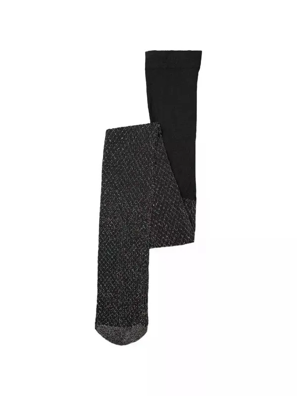 Swedish Stockings Casey Shimmery Fishnet Tights - Black
