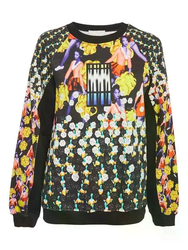 PETER PILOTTO Printed Sweatshirt With Dancer Motif
