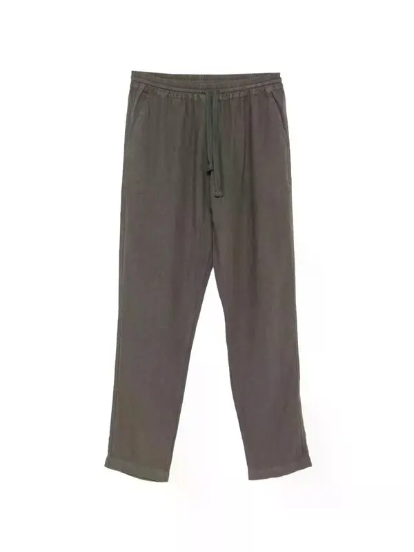 Fedeli Drawstring Elasticated Trousers - Grey