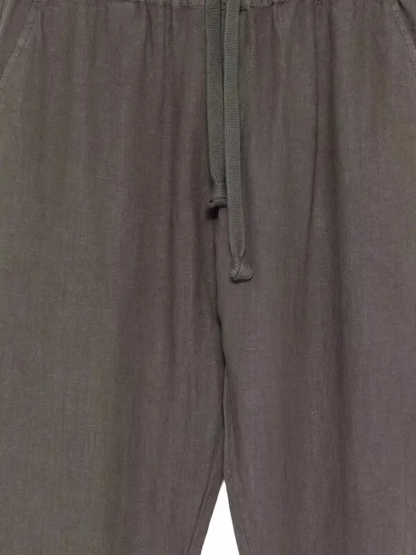 Fedeli Drawstring Elasticated Trousers - Grey