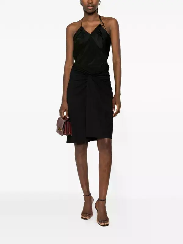 Victoria Beckham Gathered Halterneck Top