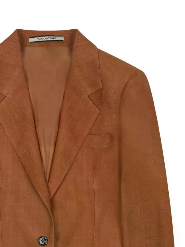 Tagliatore Single-breasted Blazer - Brown