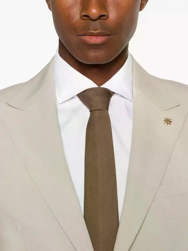MANUEL RITZ Single-breasted Peak-lapel Suit - Neutrals