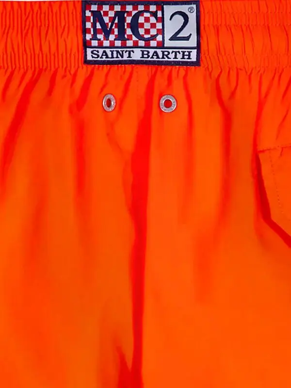 MC2 SAINT BARTH Logo-patch Drawstring Swim Shorts