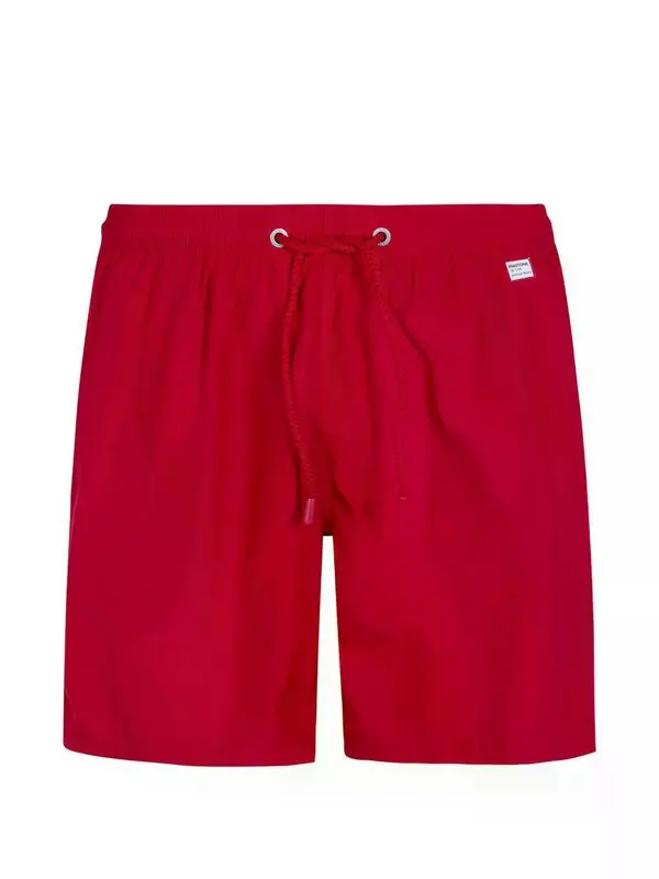 MC2 SAINT BARTH Logo-patch Swim Shorts - Red