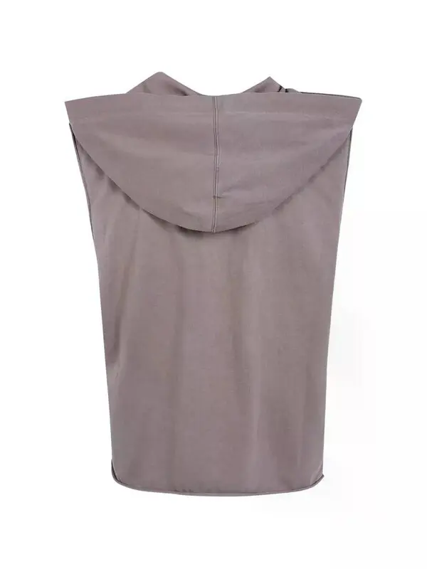 Rick Owens Sleeveless Drawstring Hoodie