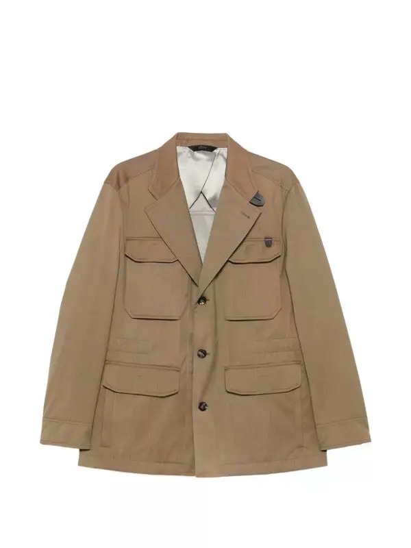 Brioni Multi-pocket Jacket - Neutrals