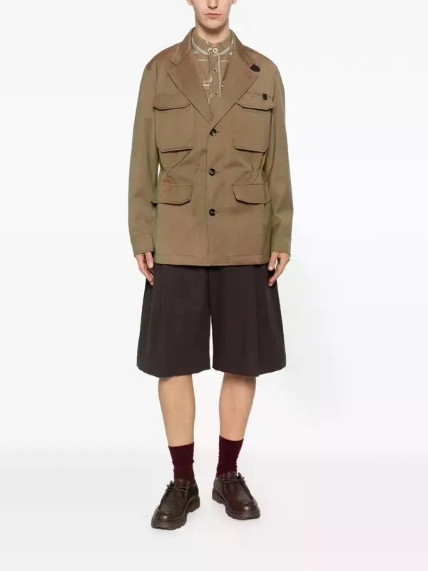 Brioni Multi-pocket Jacket - Neutrals