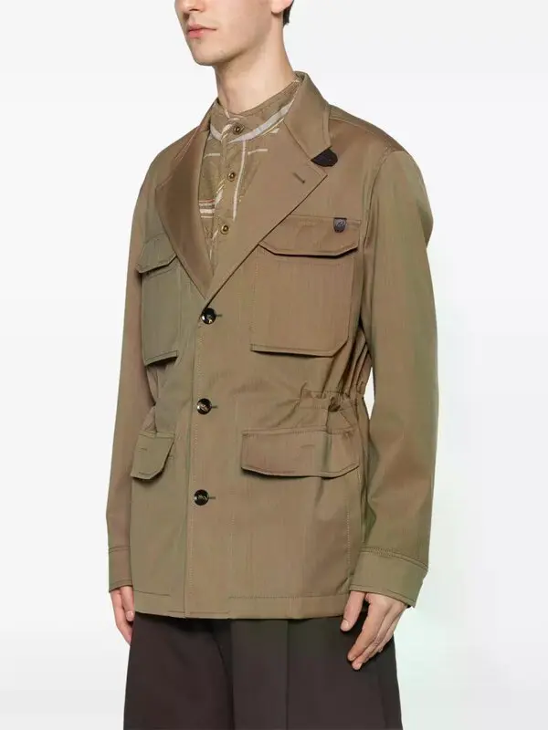 Brioni Multi-pocket Jacket - Neutrals