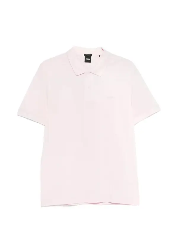 BOSS Logo-embroidered Polo Shirt