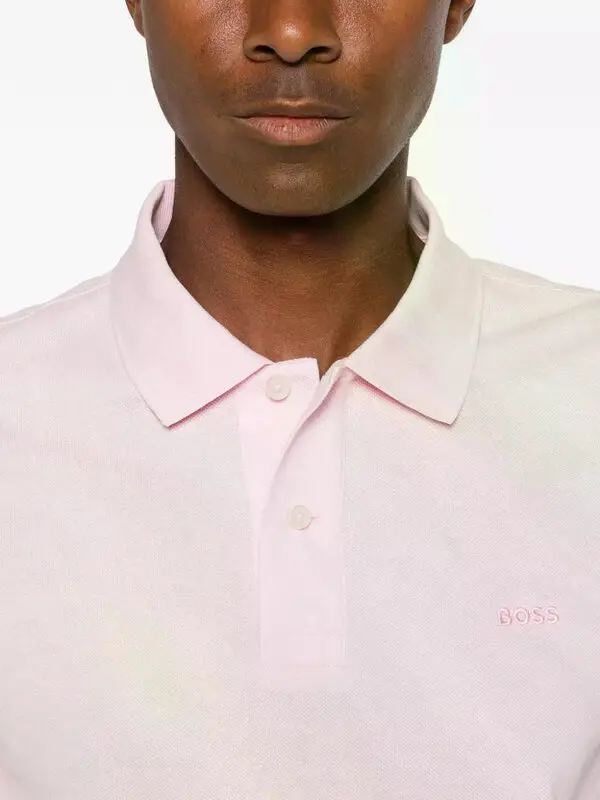 BOSS Logo-embroidered Polo Shirt