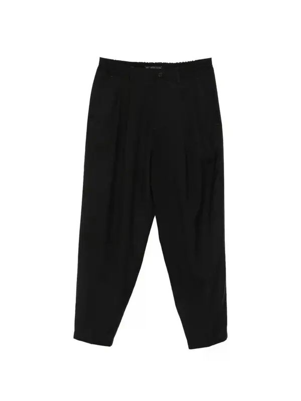 LOW BRAND Pleated Elasticated-waistband Trousers
