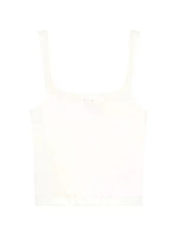 ENTIRE STUDIOS Ribbed Logo-patch Tank Top