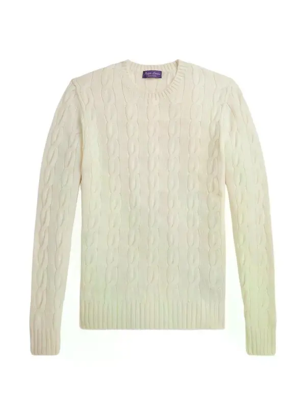Ralph Lauren Purple Label Cable-knit Cashmere Sweater