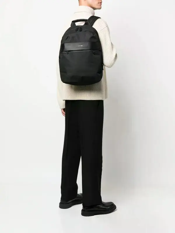 Calvin Klein Logo Plaque Backpack