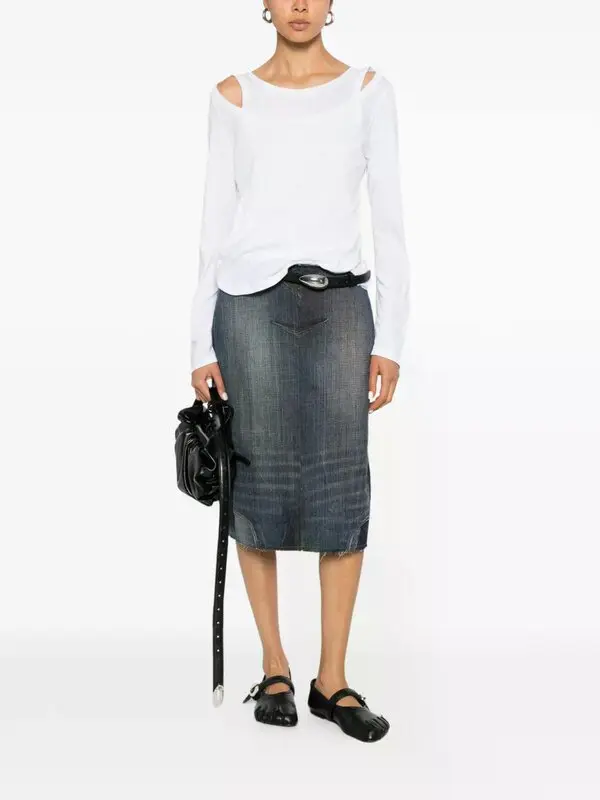 FAÇON JACMIN Julie Midi Skirt