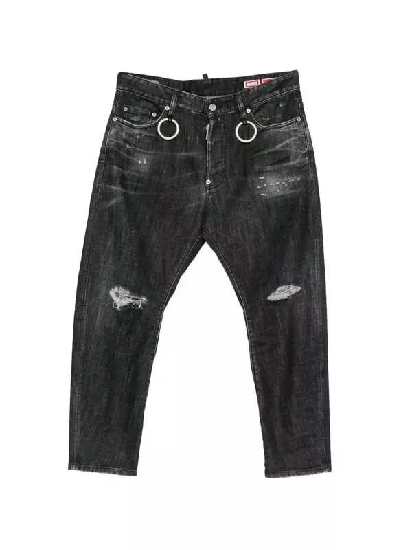 Dsquared2 Distressed Ring Detail Jeans