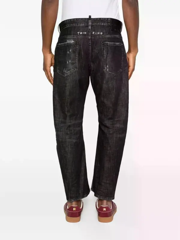 Dsquared2 Distressed Ring Detail Jeans