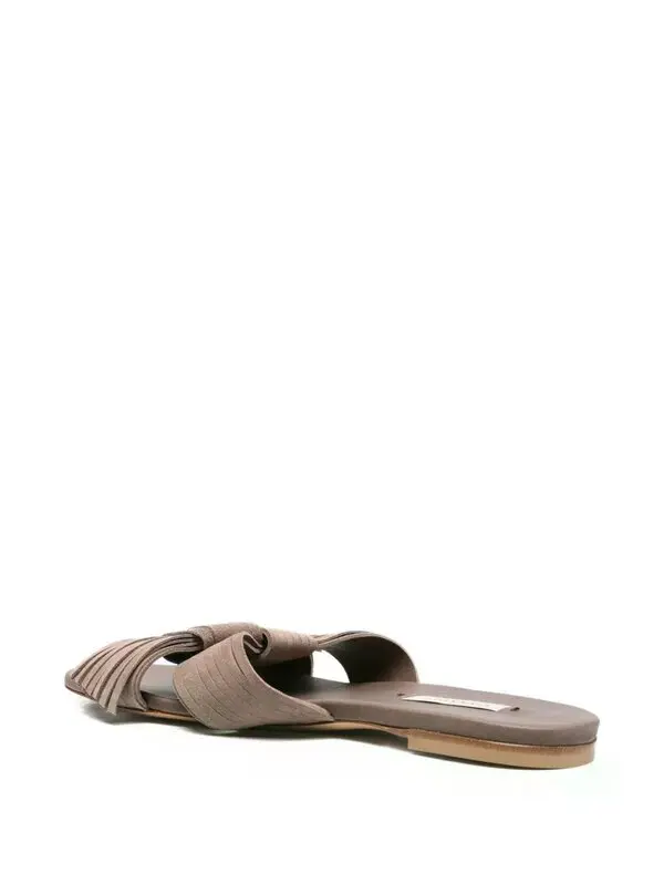 Casadei Fringed Knotted Sandals