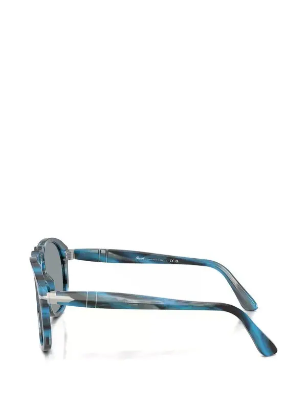 Persol Striped Browline Sunglasses