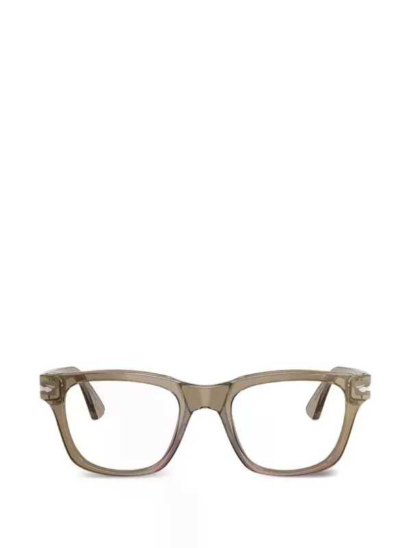 Persol Cecil Square Frame Glasses - Brown