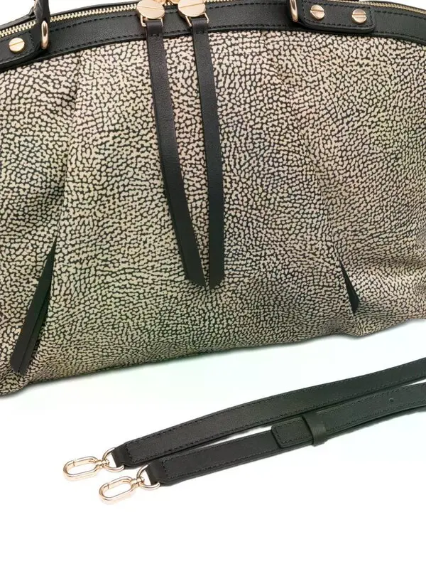 Borbonese Medium Frame Top-handle Tote Bag - Neutrals
