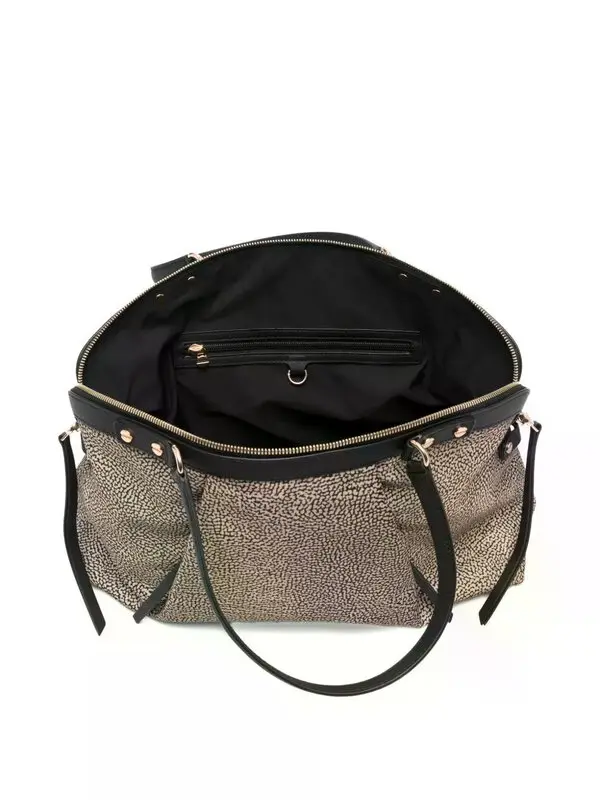 Borbonese Medium Frame Top-handle Tote Bag - Neutrals