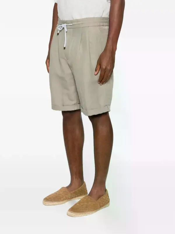 Brunello Cucinelli Pleated Drawstring Shorts