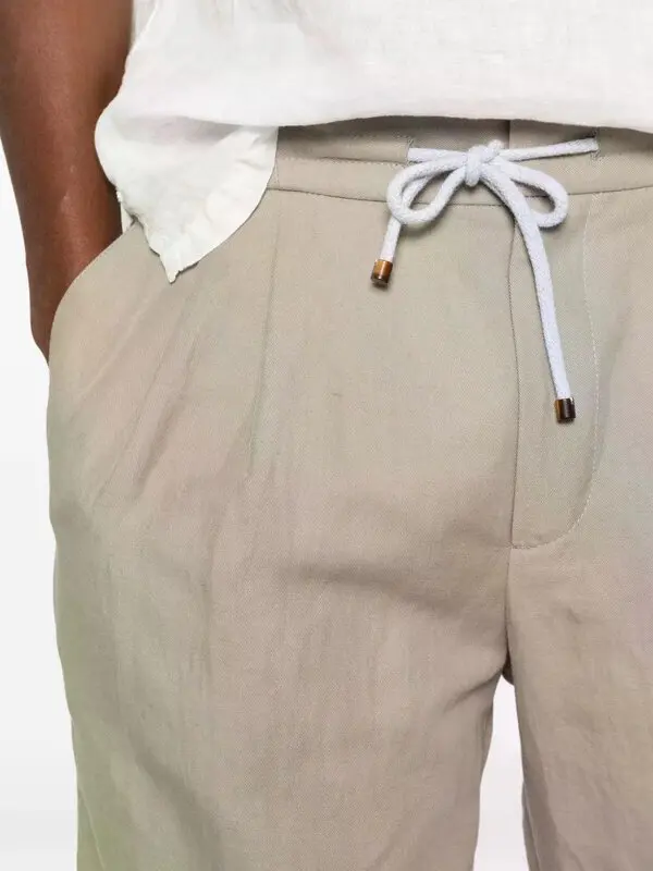 Brunello Cucinelli Pleated Drawstring Shorts