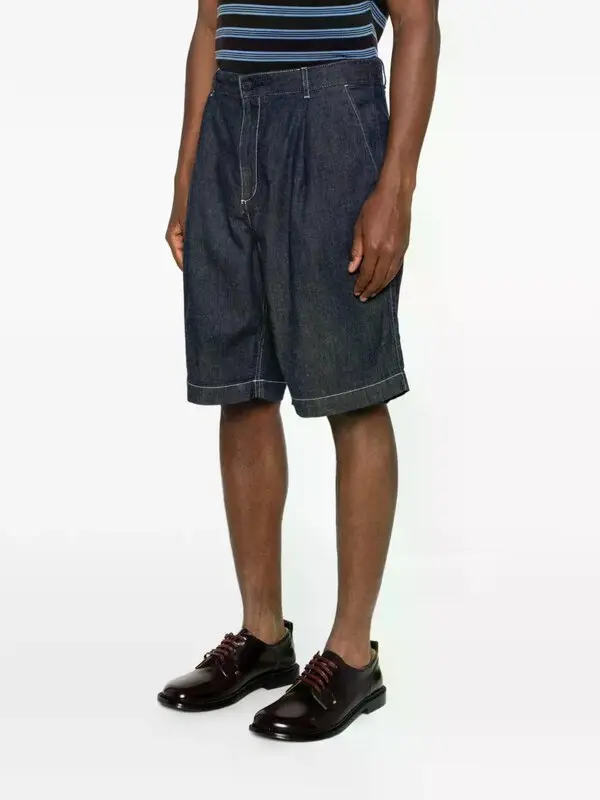 SAMSOE SAMSOE Pleated Denim Shorts