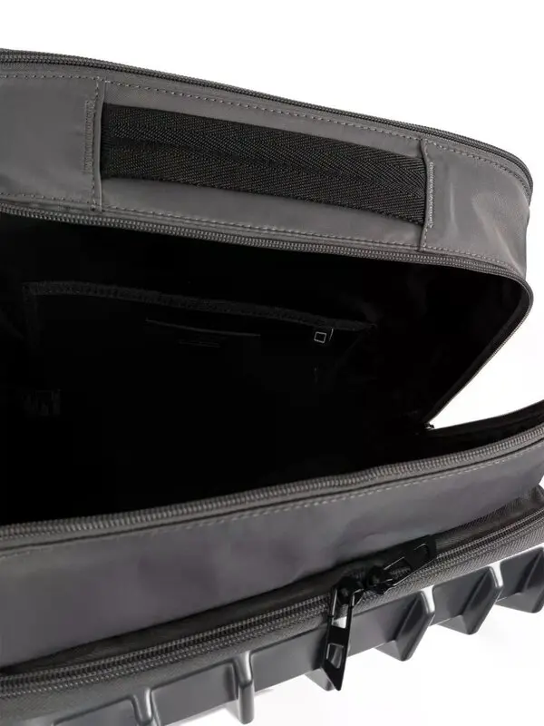 DIESEL® Embossed Logo Hard-shell Backpack - Grey